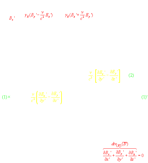 invariance des équations de Maxwell